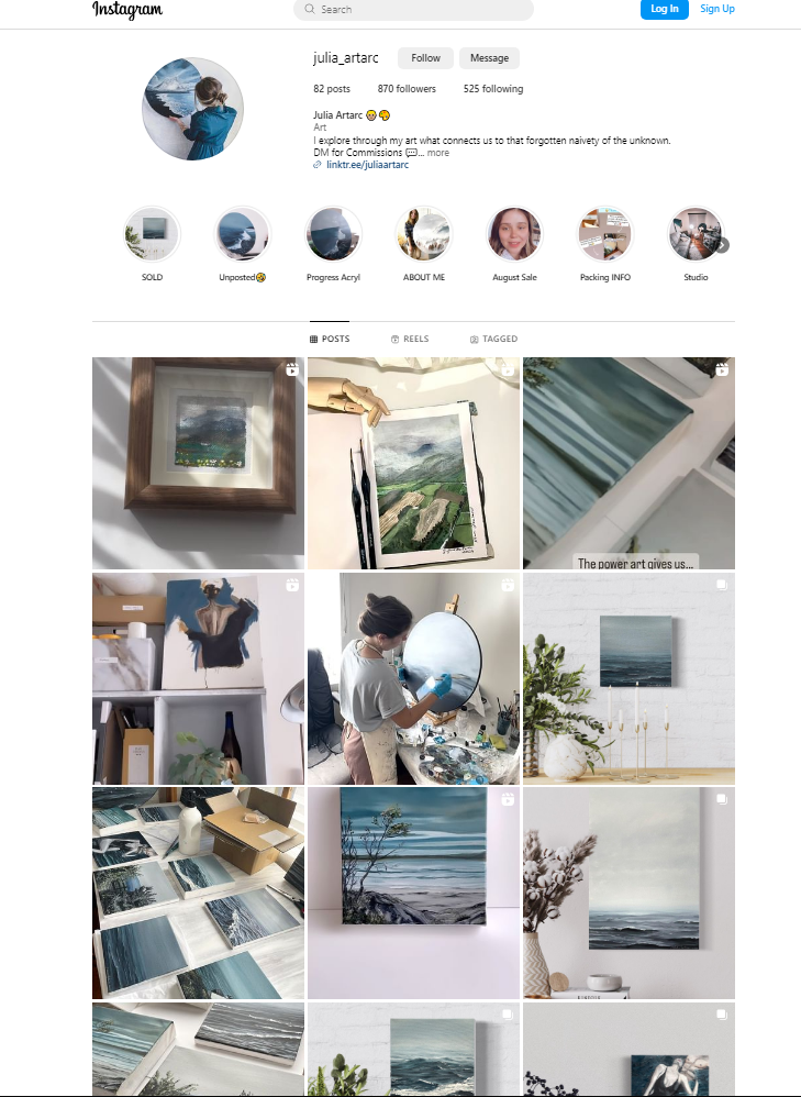 Original Artwork for Sale and Fine Art Prints Australia- Julia Art Arc